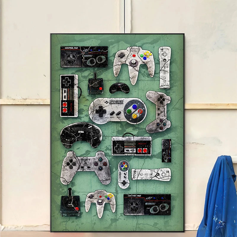 Game Controller Poster – Bonus Stage Unlocked